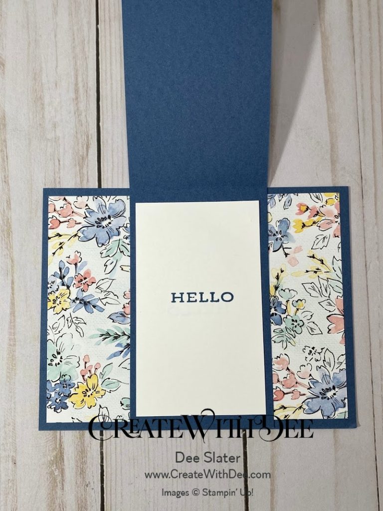 Fun Fold Front Flip Card - Fast & Easy - Dee Slater, Stampin' Up ...