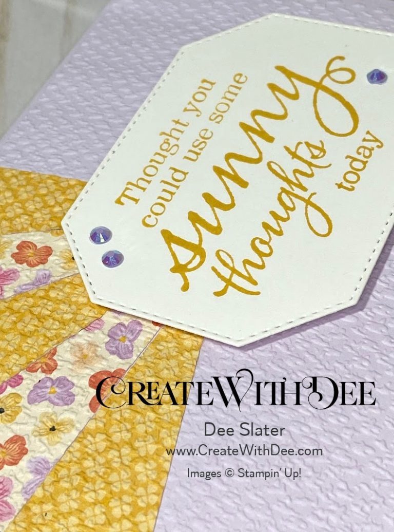 Sunny Sentiments Sunray Paper Technique - Dee Slater, Stampin' Up ...