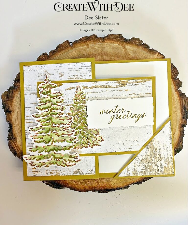 Frosted Forest Bundle by Stampin' UP! Corner Tuck Card - Dee Slater ...