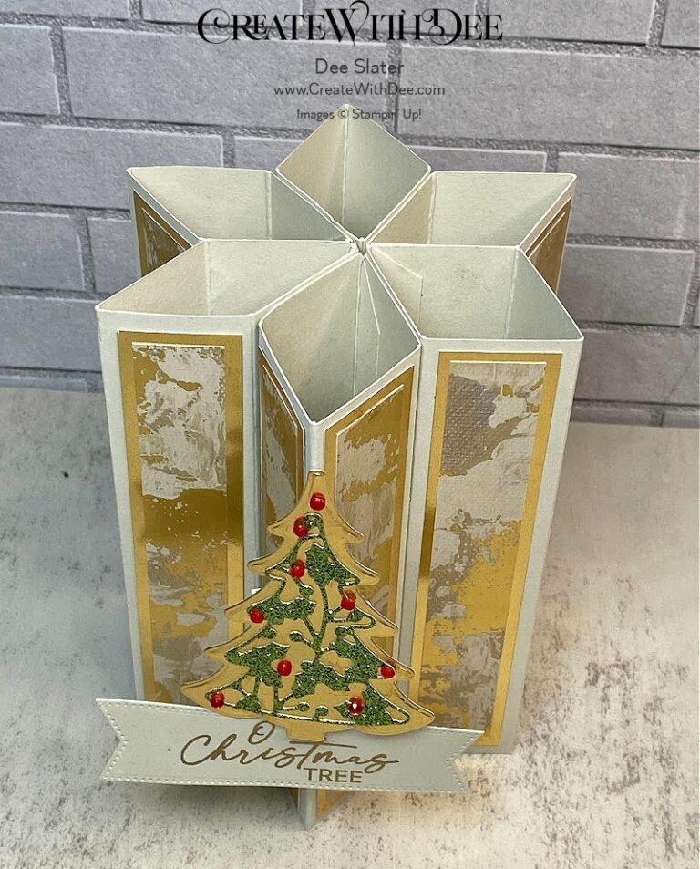 6-Sided Star Fun Fold WOW Card - Dee Slater, Stampin' Up! Demonstrator