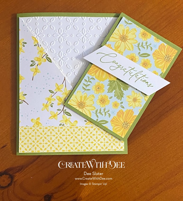 3 Unique Front Pocket Card Designs - Dee Slater, Stampin' Up! Demonstrator
