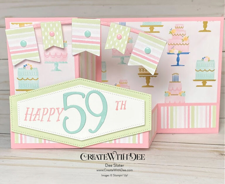 Mini Z-Fold Fun Fold Cards Featuring Wildflower Birthday by Stampin' UP ...